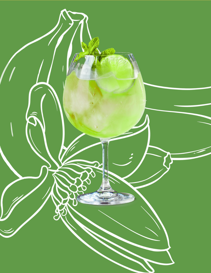 Green Banana Spritz Cocktail Recipe & Ingredients | Bols Cocktails